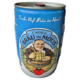 Biershop Bayern Bräu im Moos Export Hell 5 ltr. Partyfass