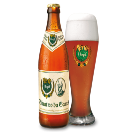 Biershop Bayern Hopf Weißbier Bluat vo da Gams - 9 Flaschen
