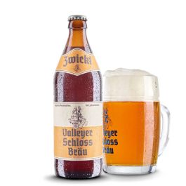 Biershop Bayern Valleyer Schloss Bräu - Zwickl Bier 9 Flaschen